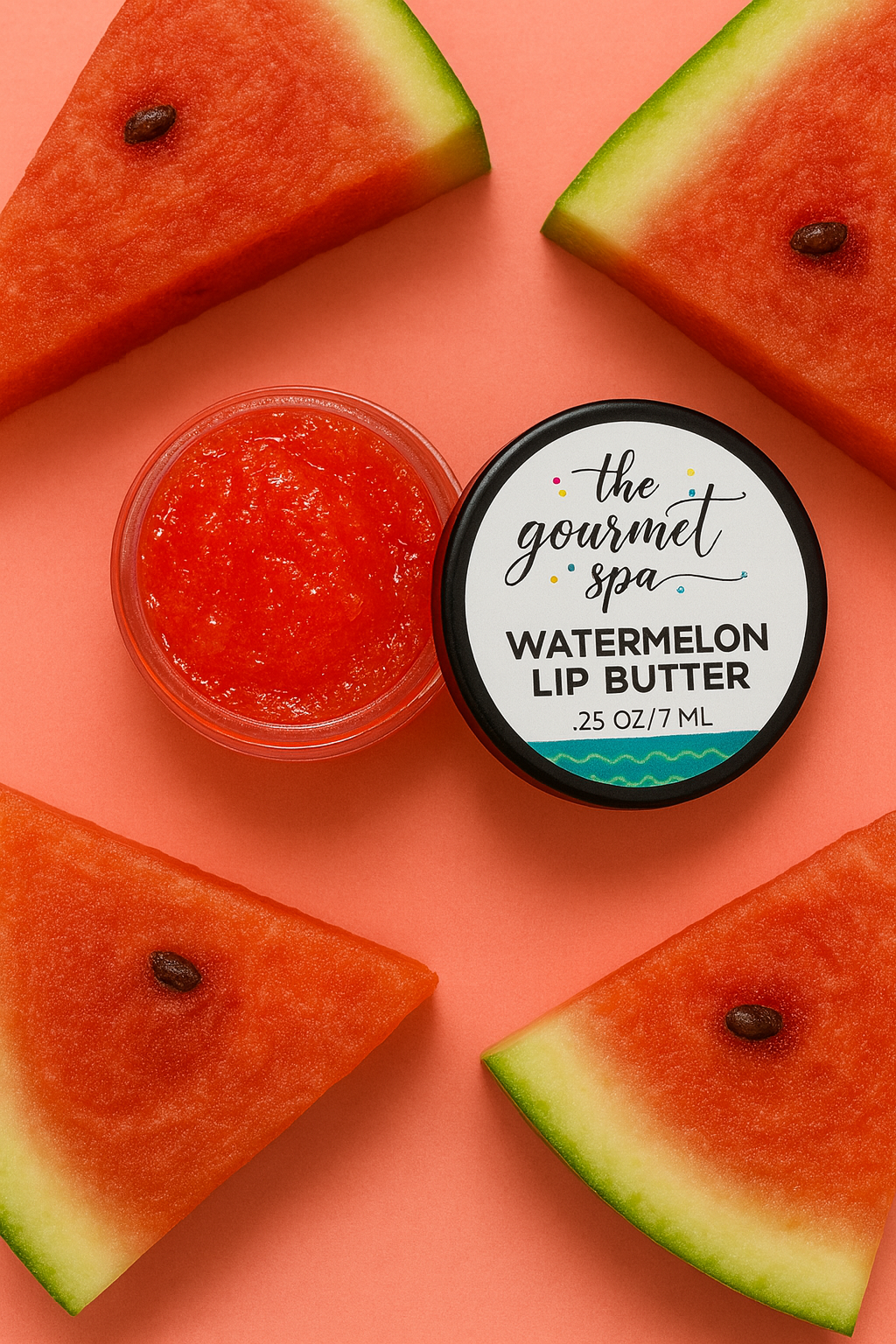 Watermelon Lip Butter – Hydrating Watermelon Lip Balm | The Gourmet Sp ...